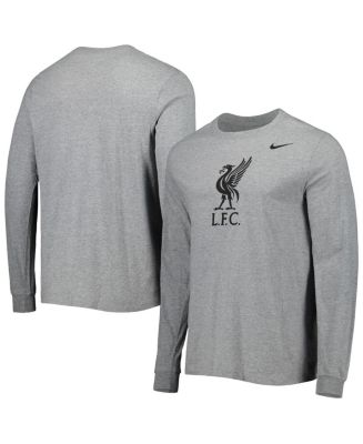 Men's Nike Heather Gray Liverpool Core Long Sleeve T-shirt - Macy's