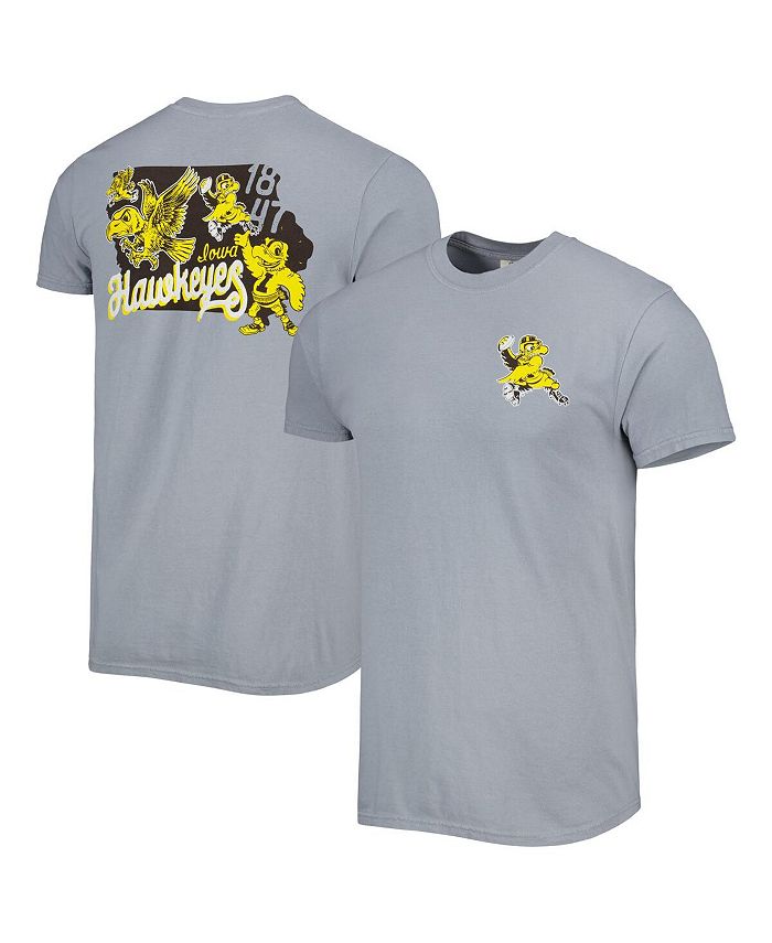 Image One Men's Graphite Iowa Hawkeyes Vault State Comfort T-shirt - Macy's