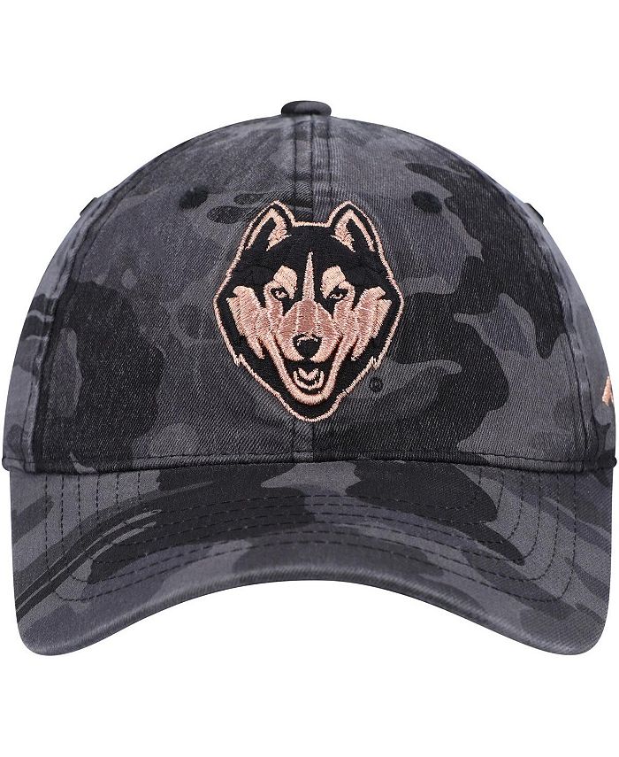 Zephyr Women's Black UConn Huskies Dark Secret Camo Adjustable Hat - Macy's
