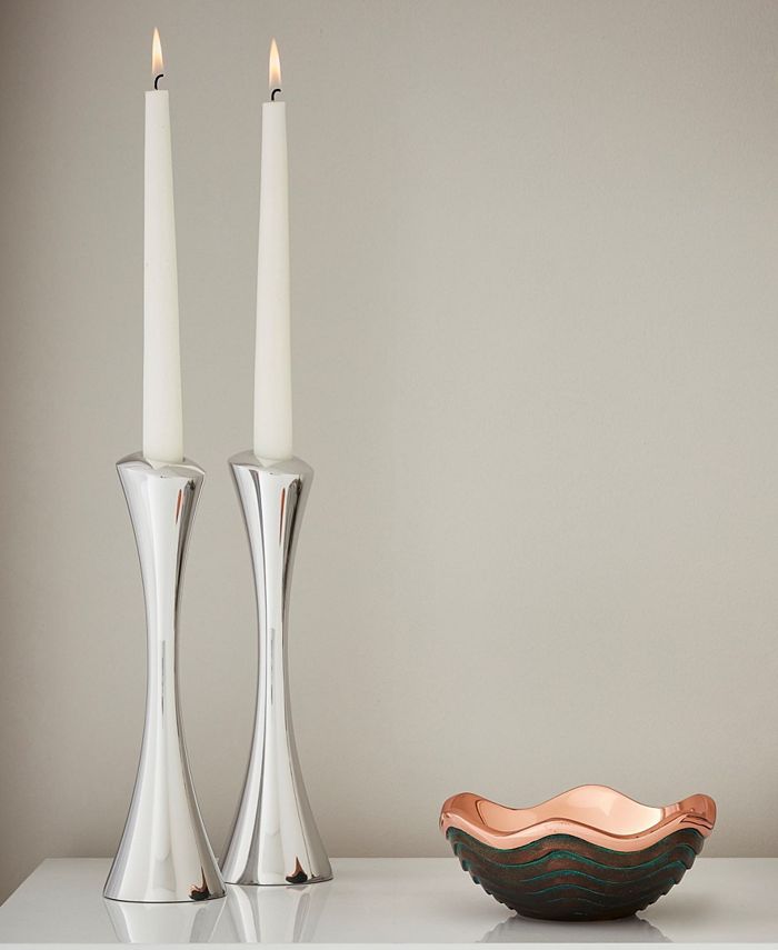 Nambé Nambe Set of 2 Aquila Candlesticks - Macy's