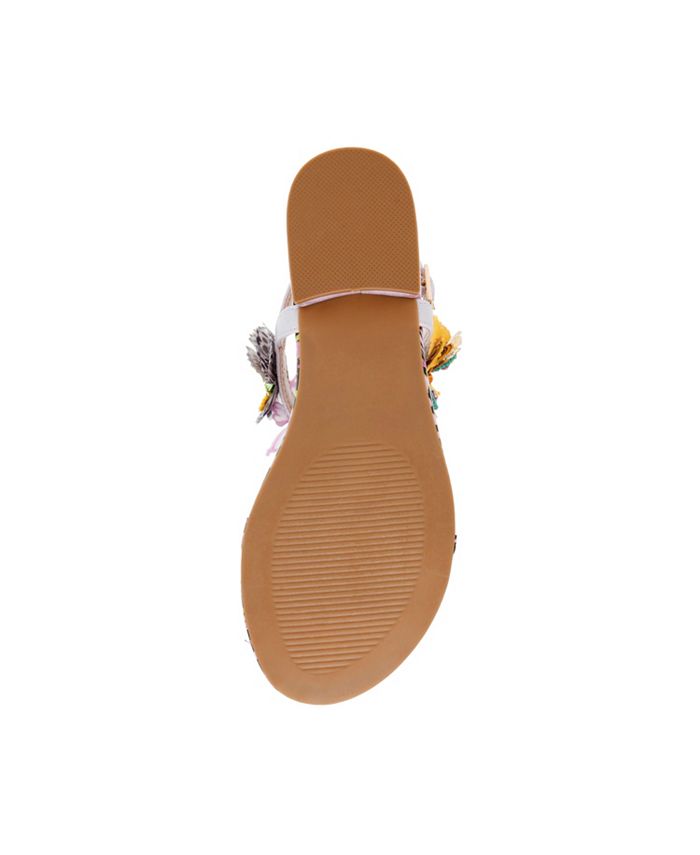 Betsey Johnson Women's Prilla Butterfly Embellished Thong Sandal - Macy's