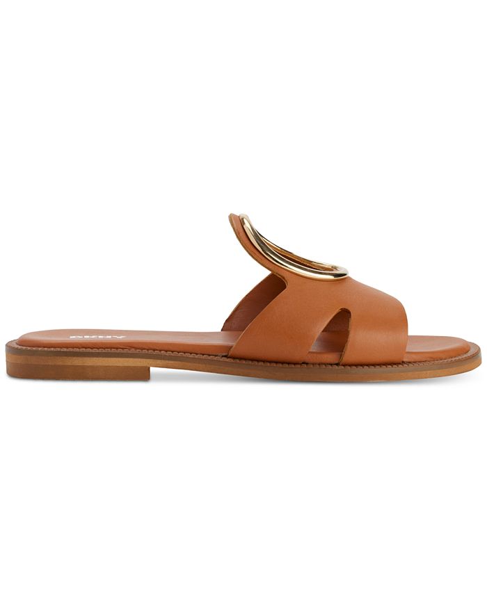 DKNY Women's Milana Slip-On Embellished Slide Sandals - Macy's