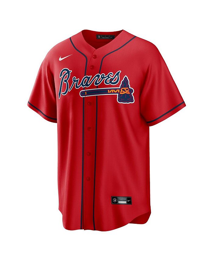 Nike Men's Matt Olson Red Atlanta Braves Alternate Replica Player ...