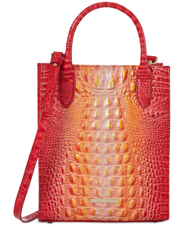 Brahmin Moira Ombre Melbourne Embossed Small Leather Tote - Macy's