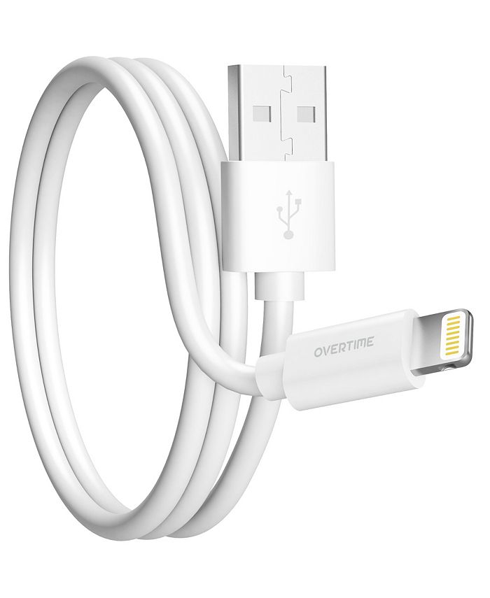 Overtime Apple MFi Certified iPhone 11/XR/SE/10/8 4ft Charging Cable ...