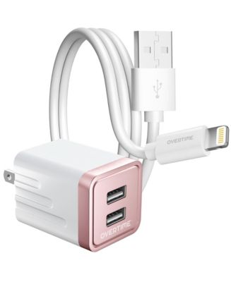 iPhone Charging Set, Including Fast Dual Port USB Charger and 4ft Apple ...