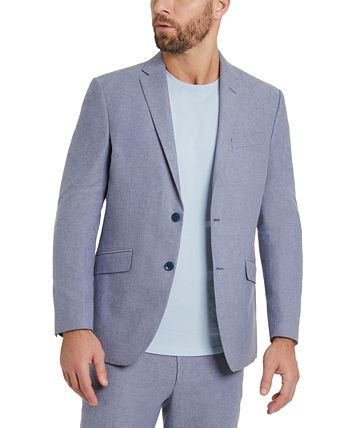 Kenneth Cole Reaction Men's Slim-Fit Stretch Linen Solid Suit - Macy's
