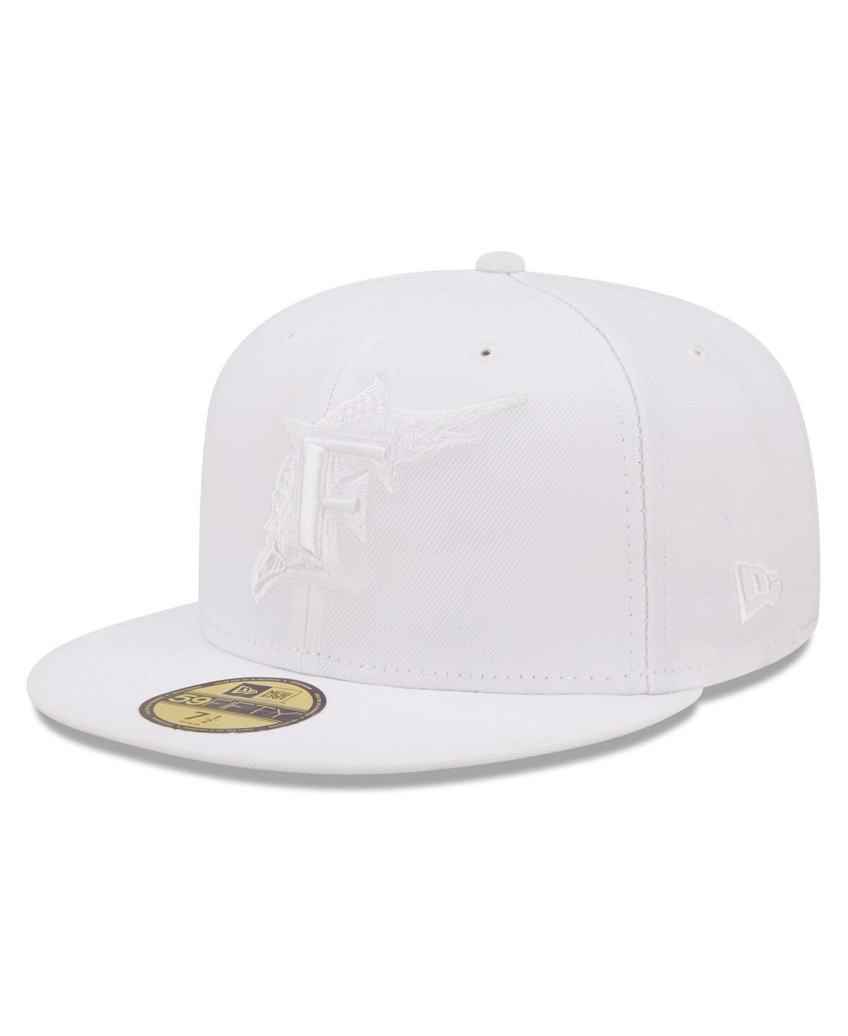 Click here for Mens New Era Miami Marlins White on White 59FIFTY... prices