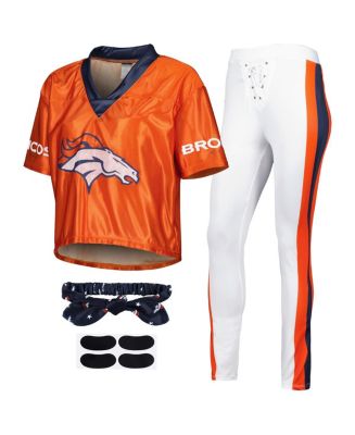 Women's Orange and White Denver Broncos Game Day Costume Set - Macy's