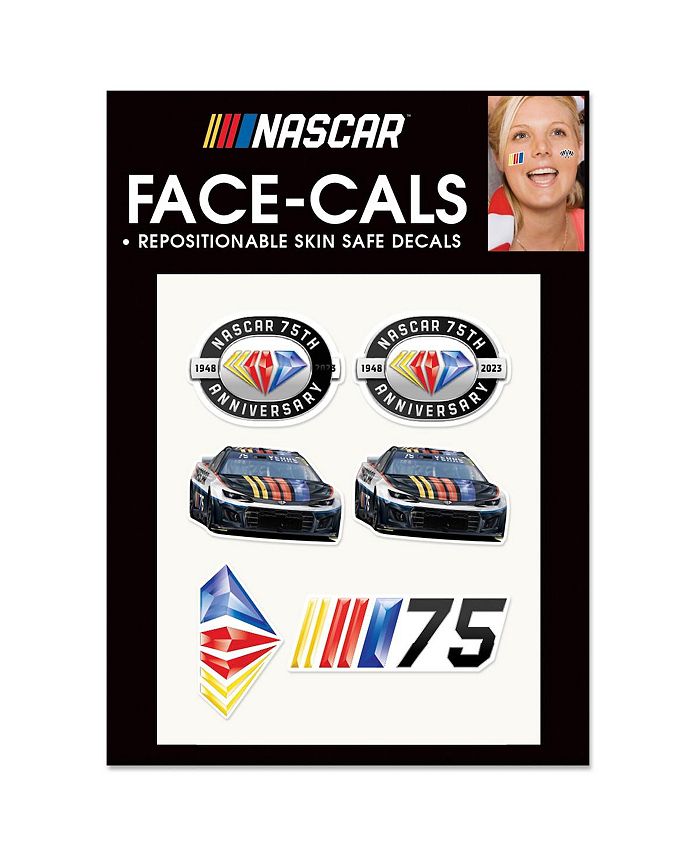 Wincraft NASCAR 75th Anniversary 6-Pack Face-Cals Decal Sheet - Macy's