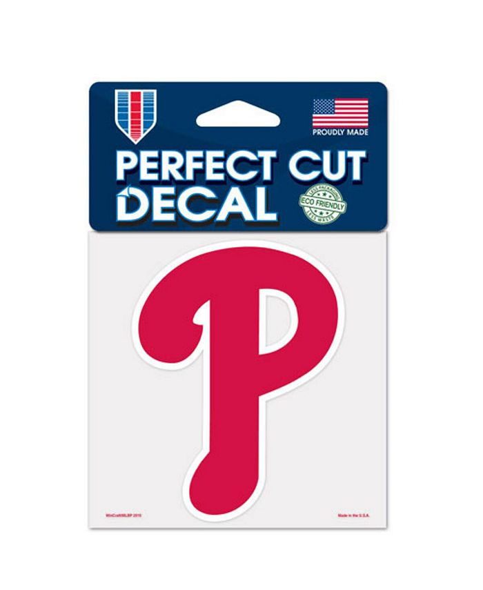 Wincraft Philadelphia Phillies 4" x 4" Color Perfect Cut Decal - Red ...