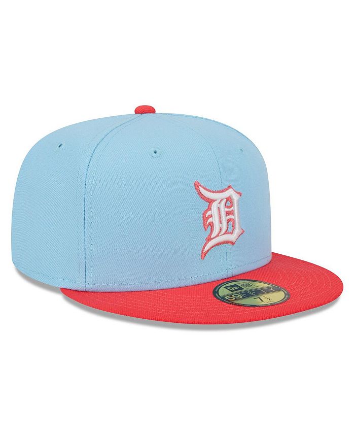 New Era Men's Light Blue, Red Detroit Tigers Spring Color Two-Tone ...