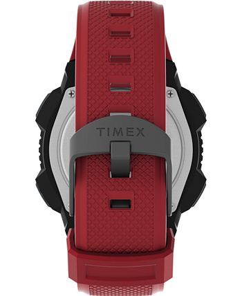 Timex UFC Men's Quartz Core Resin Red Shock Watch, 45mm - Macy's