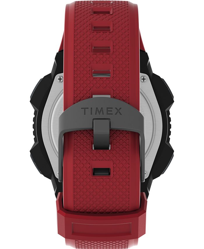 Timex UFC Men's Quartz Core Resin Red Shock Watch, 45mm - Macy's