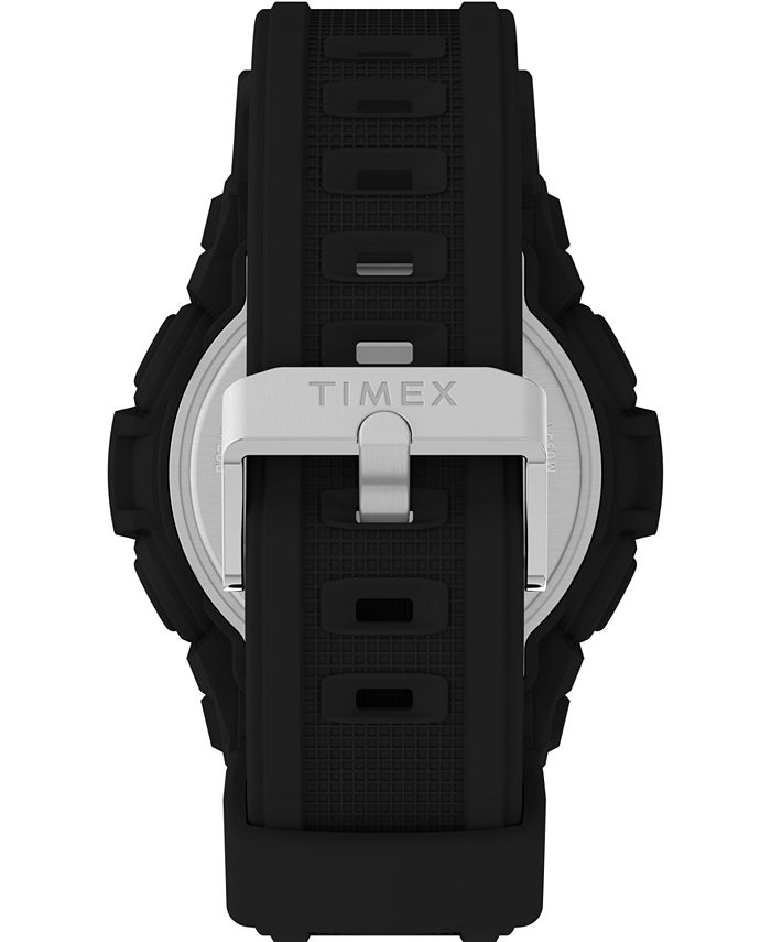 Timex UFC Men's Quartz Rematch Resin Black Watch, 50mm - Macy's