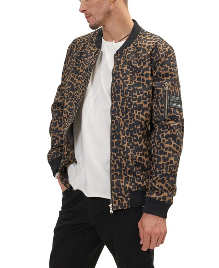 RON TOMSON Men's Modern Abstract Bomber Jacket & Reviews - Coats ...