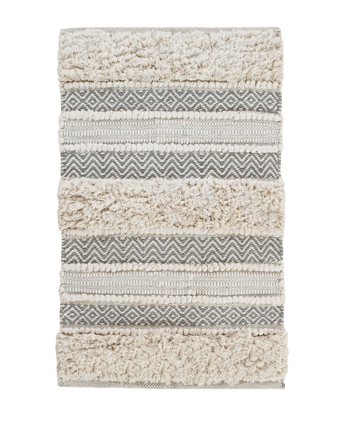 Click here for Ink+Ivy Asher Woven Texture Stripe Bath Rug  20 x... prices