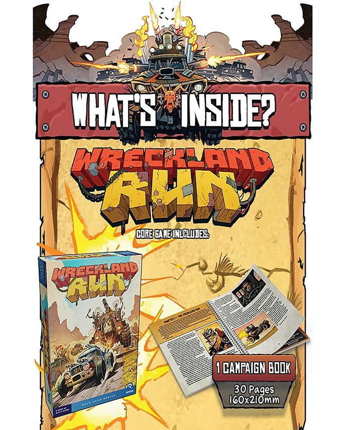 Renegade Game Studios Wreckland Run Solo Hero Series Solo Campaign Game, 30-45 Min Per Campaign ...