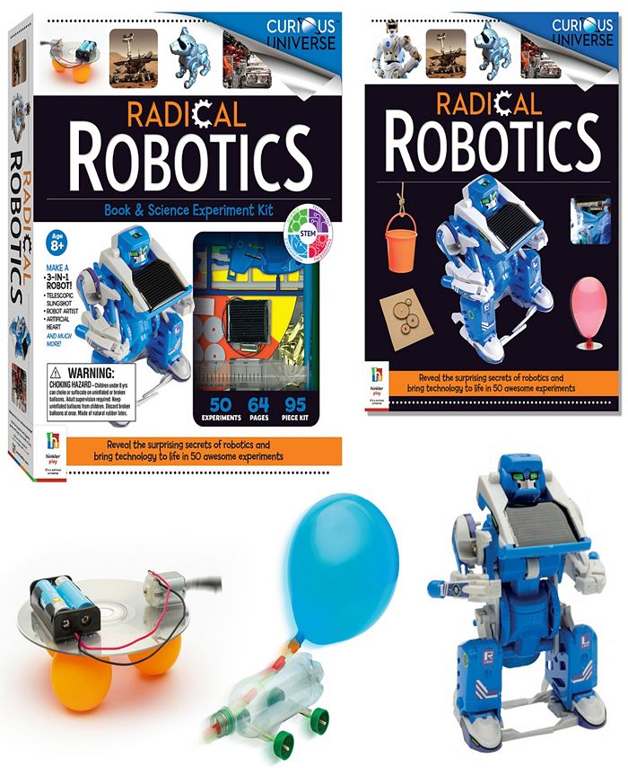 Curious Universe Radical Robotics Science Kit 50 Science Experiments With 95 Piece Kit Diy 