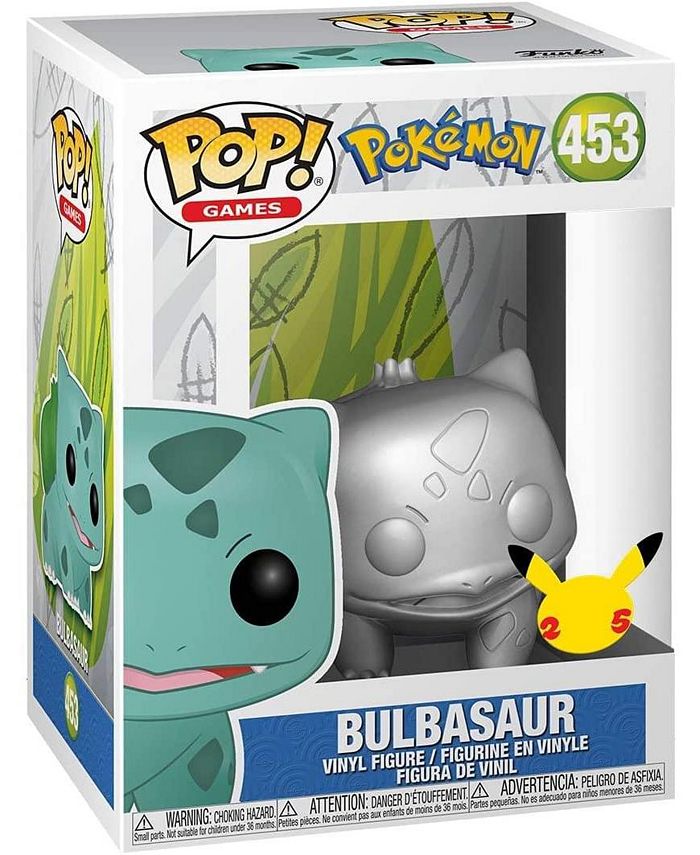 Pokemon Funko POP Vinyl Figure | Bulbasaur (Silver Metallic) - Macy's