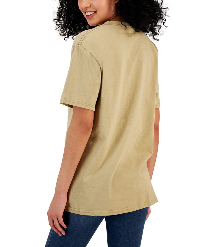 Rebellious One Juniors' Butterfly-Graphic-Print Cotton Boyfriend T ...