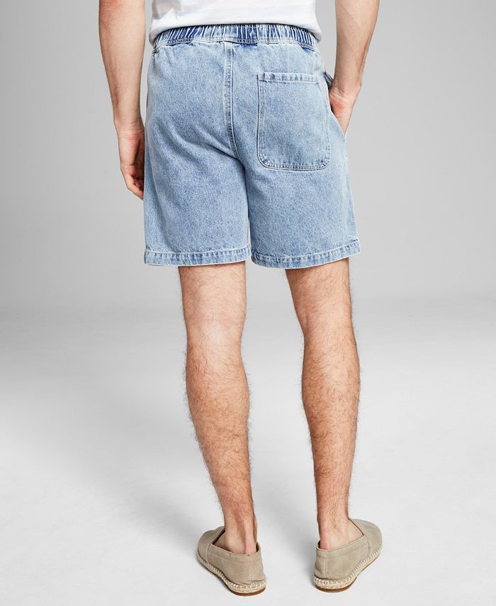 And Now This Men's Pull-On Drawstring Denim Shorts - Macy's