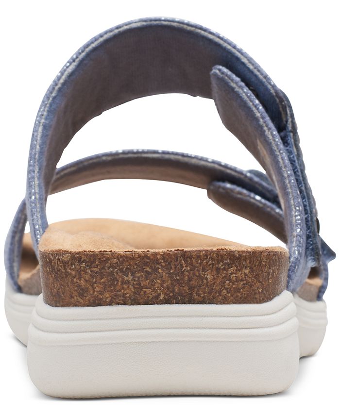 Clarks Women's April Dusk Slip-On Slide Sandals - Macy's