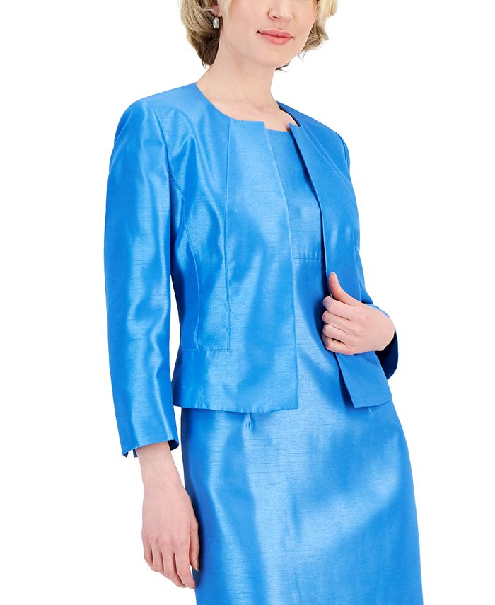 Kasper Women's Textured Seamed Jacket - Macy's