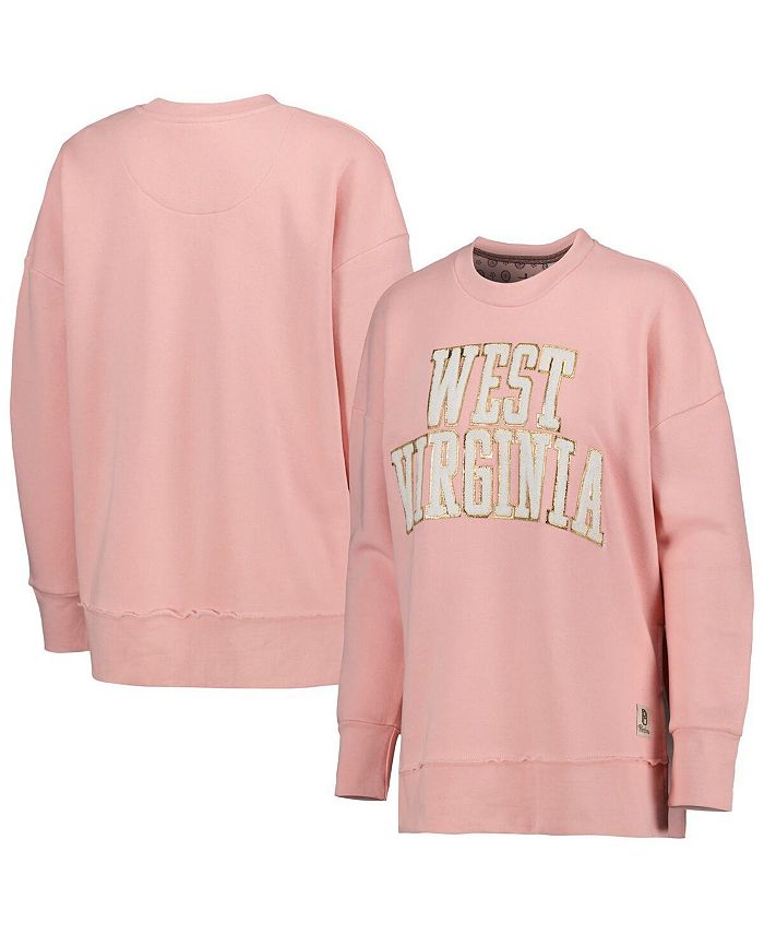 Pressbox Women's Pink West Virginia Mountaineers La Jolla Fleece ...