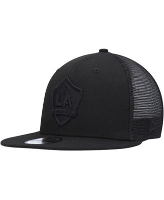 Men's New Era Black LA Galaxy Logo Classic 9FIFTY Trucker Snapback Hat ...