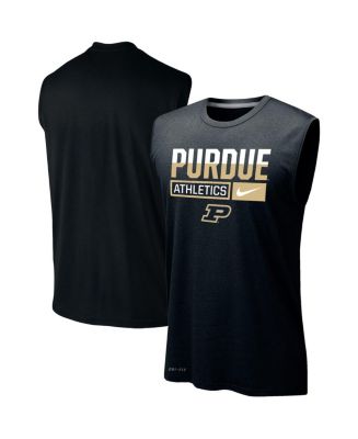Men's Nike Black Purdue Boilermakers Wordmark Drop Legend Performance ...