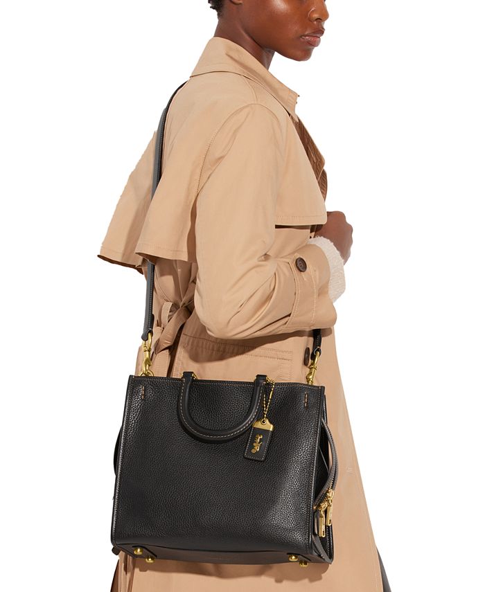 COACH Original Rogue Medium Leather Handbag - Macy's