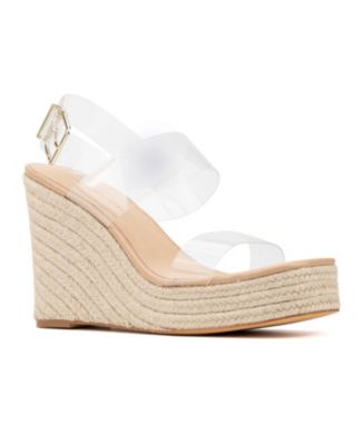 Women's Billie Wide Width Wedge Sandals - Macy's
