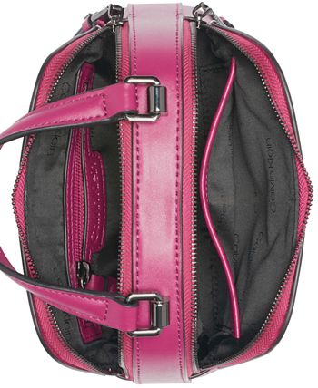 Calvin Klein Jasper Top Zipper Convertible Mini Crossbody - Macy's