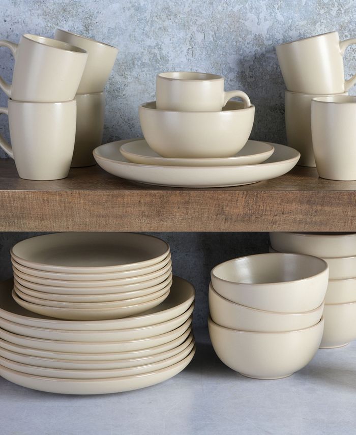 Gibson Home Rockaway 32 Piece Dinnerware Set, Service for 8 - Macy's