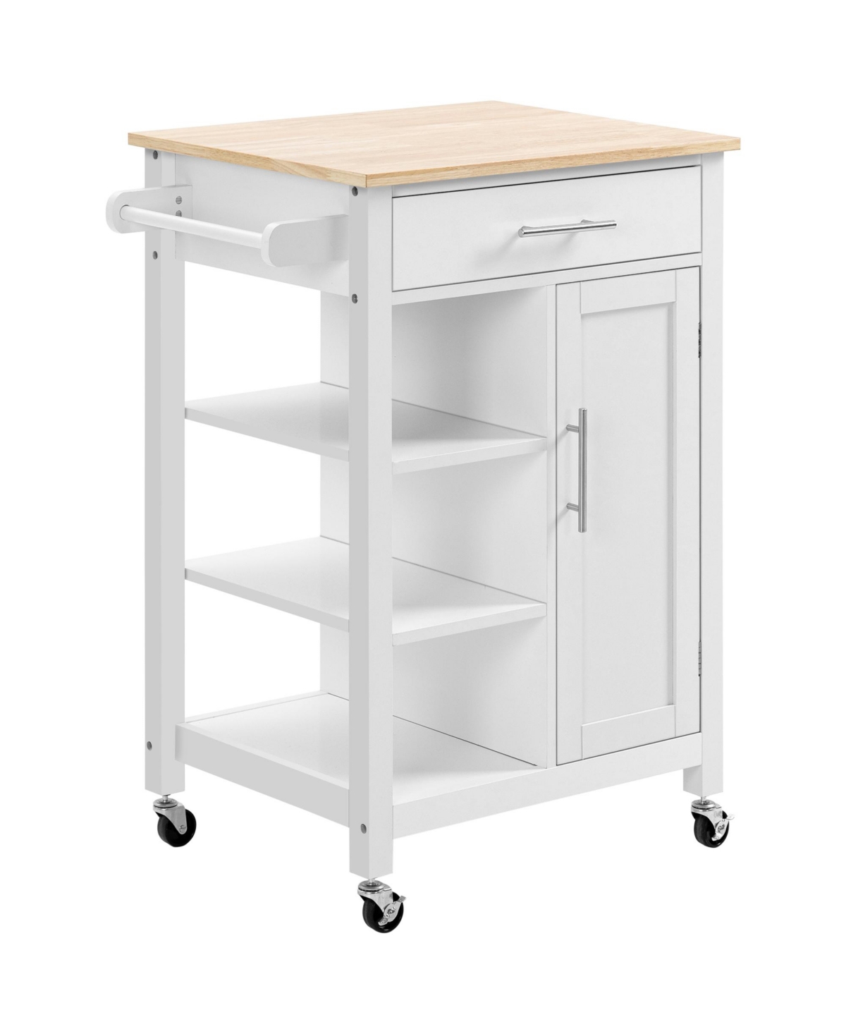Click here for Homcom Kitchen Storage Island Utility Rolling Cart... prices