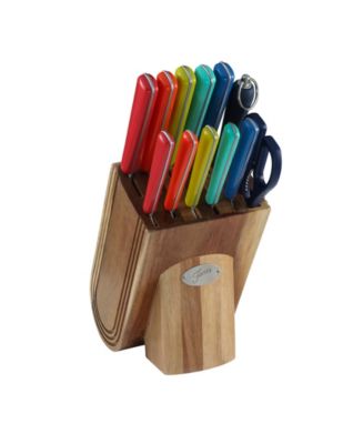 Fiesta Merengue 13 Piece Knife Block Set - Macy's