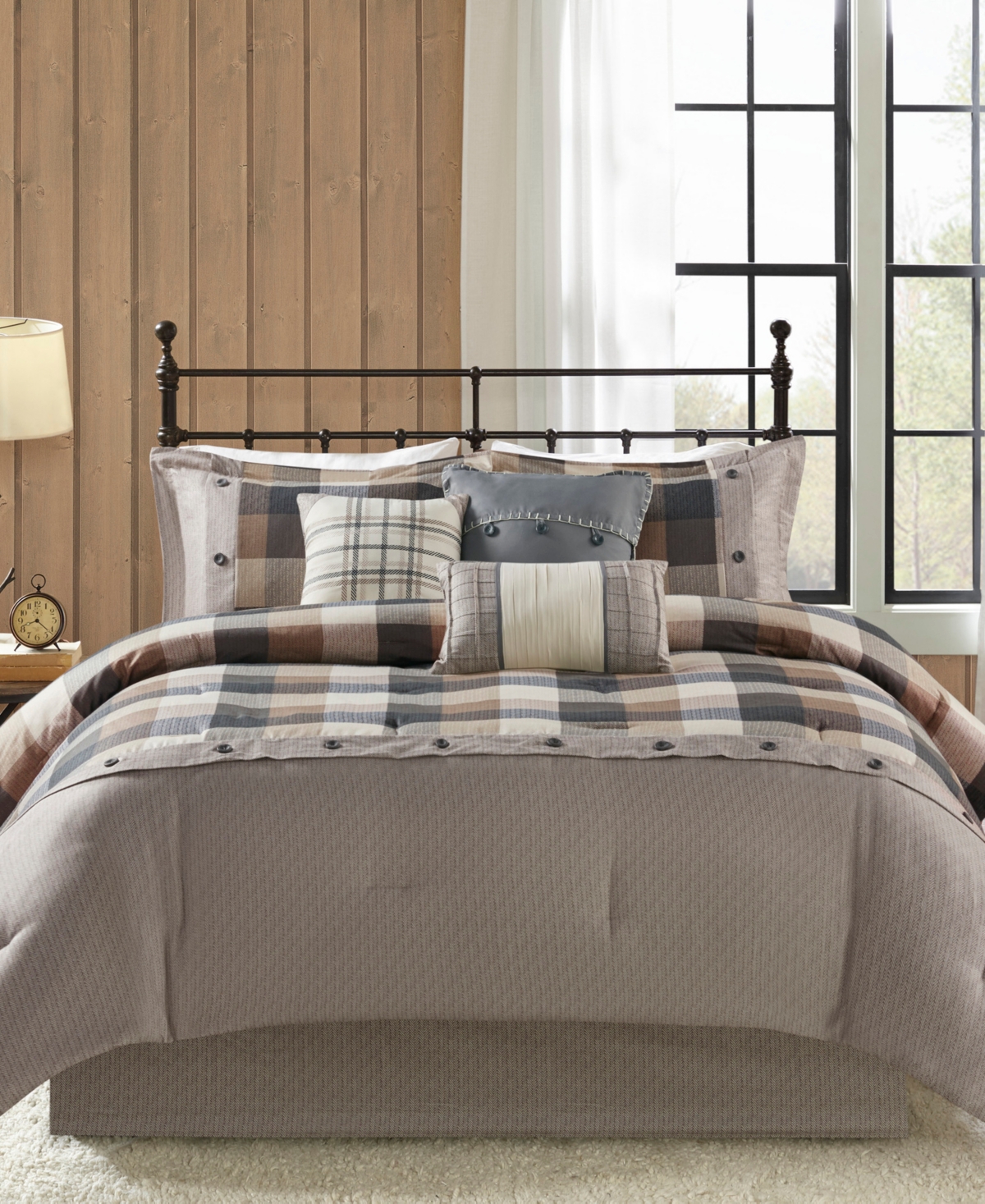 Click here for Madison Park Ridge Herringbone 7-Pc. Comforter Set... prices