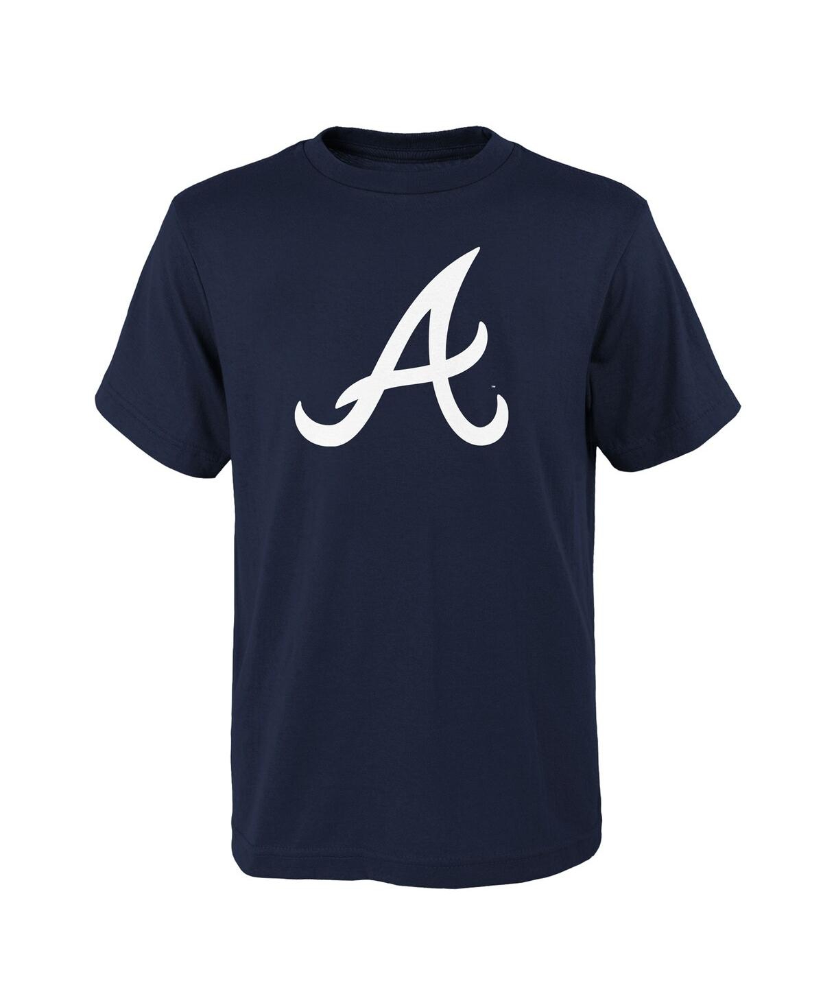 Click here for Big Boys and Girls Navy Atlanta Braves Logo Primar... prices