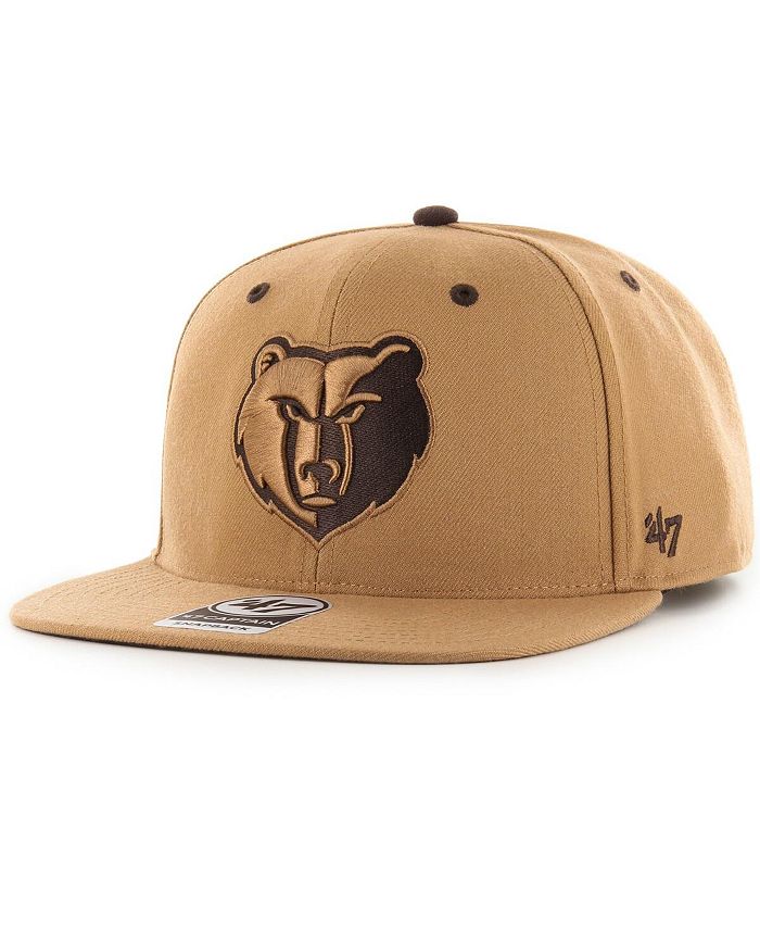 '47 Brand Men's Tan Memphis Grizzlies Toffee Captain Snapback Hat - Macy's
