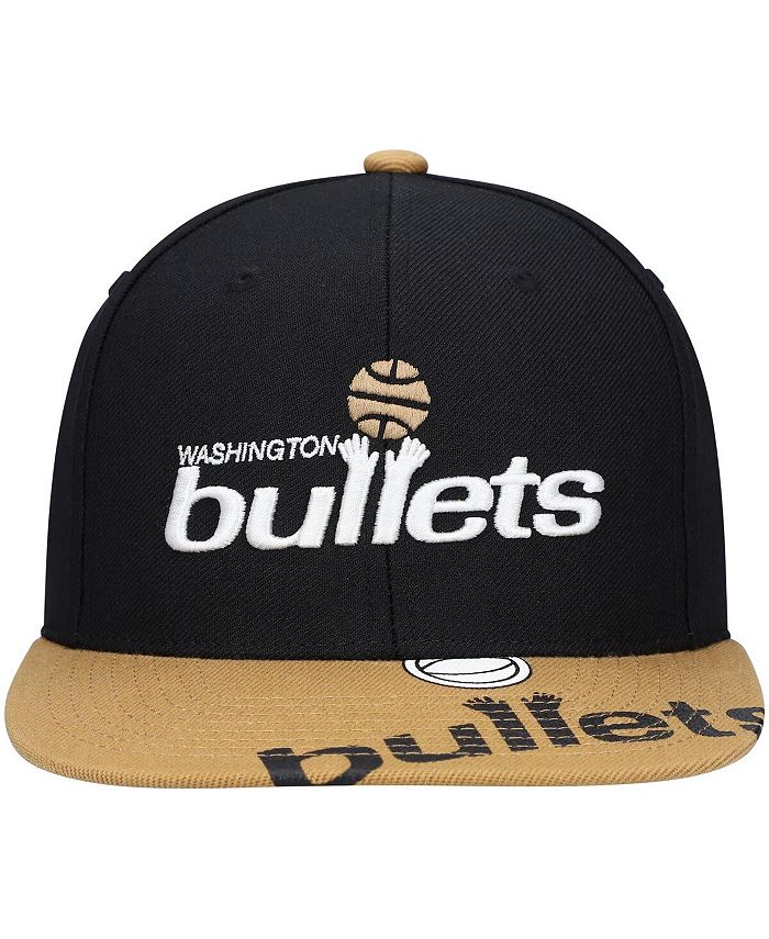 Mitchell & Ness Men's x Lids Black, Tan Washington Bullets Hardwood ...