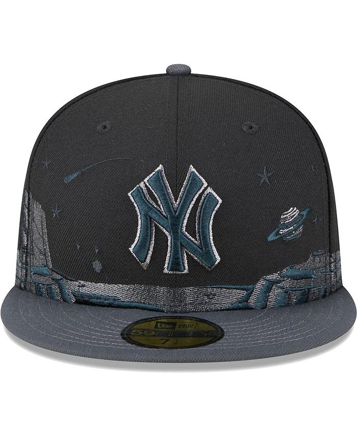 New Era Men's Black New York Yankees Planetary 59FIFTY Fitted Hat - Macy's