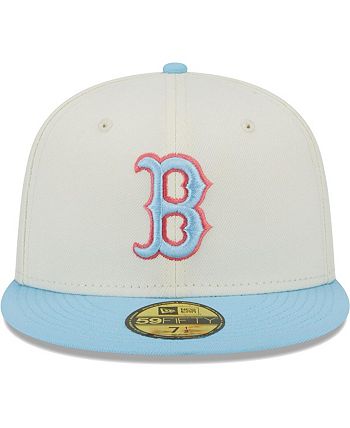 New Era Men's White and Light Blue Boston Red Sox Spring Color Two-Tone ...