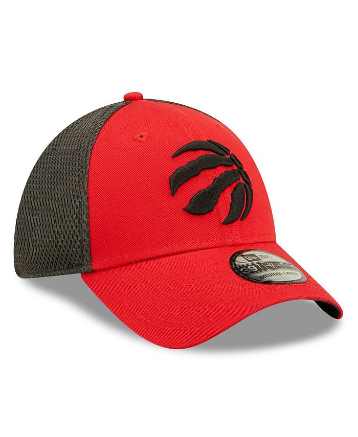 New Era Men's Red, Charcoal Toronto Raptors NEO OTC 39THIRTY Flex Hat ...