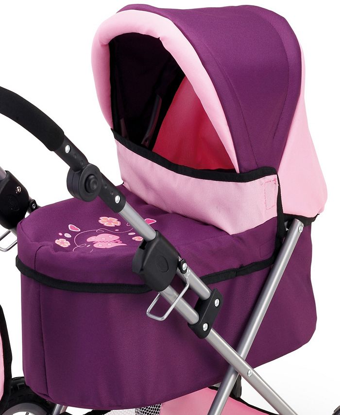 Bayer Design Dolls Purple And Pink Trendy Pram - Macy's