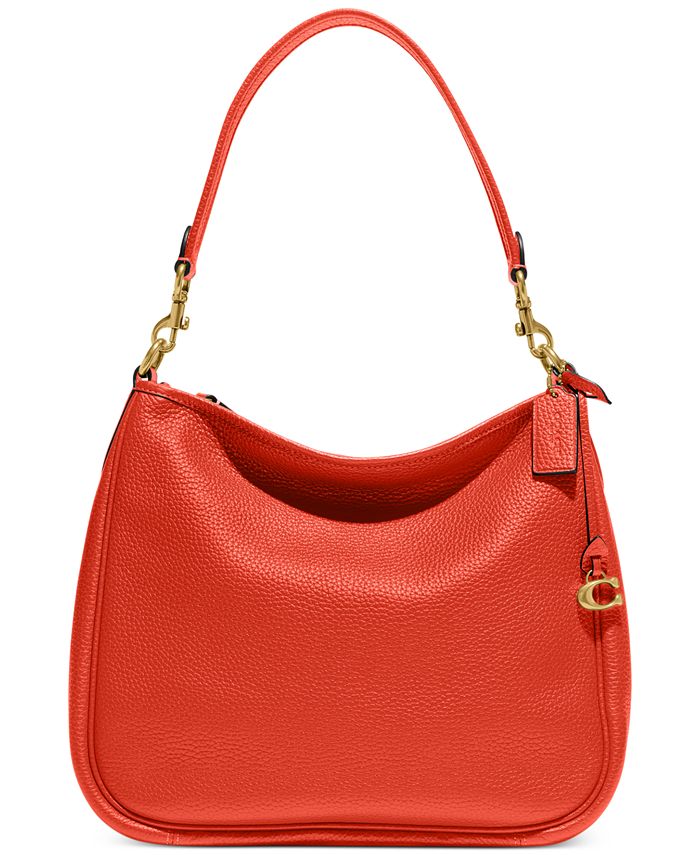 COACH Soft Pebble Leather Cary Shoulder Bag with Convertible Straps ...