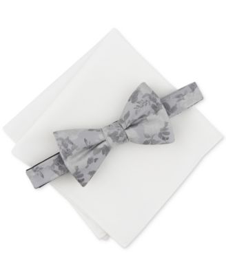 Bar III Men's Floral Bow Tie & Pocket Square Set, Created for Macy's ...