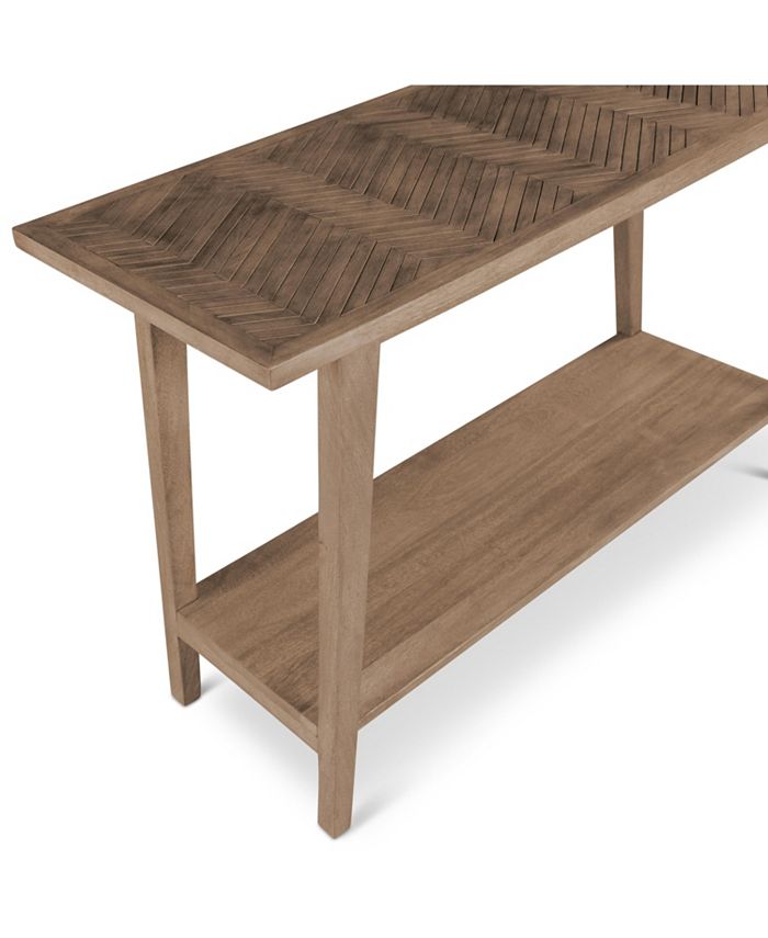 Furniture Steve Silver Milani 47" Solid Mango Rectangular Sofa Table - Macy's