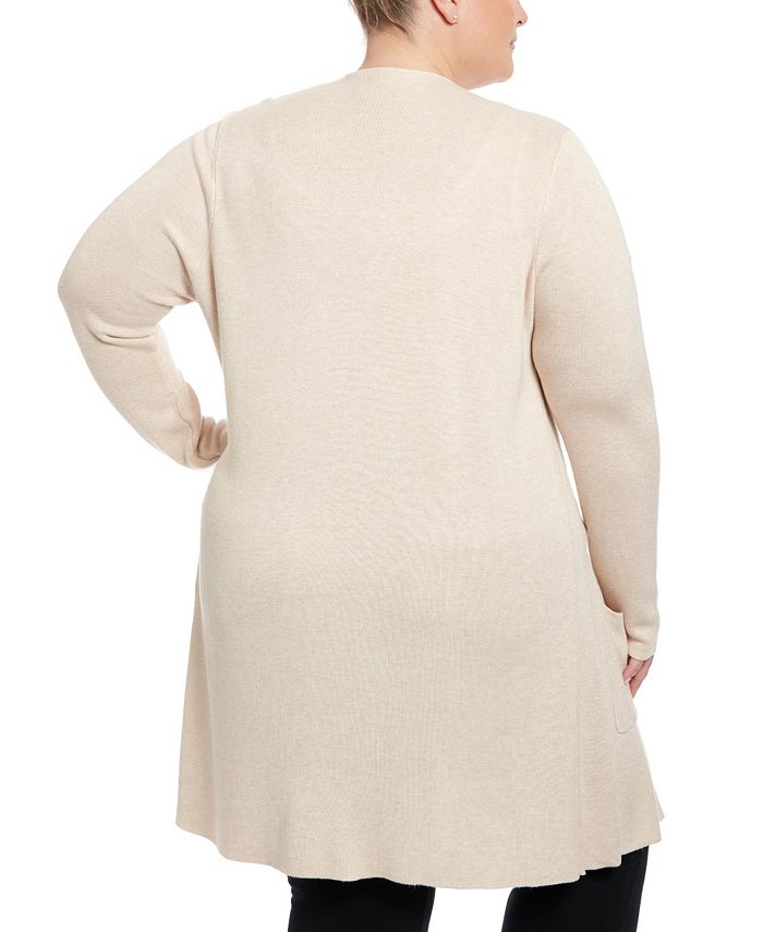 Joseph A Plus Size Open-Front Duster Cardigan Sweater & Reviews ...