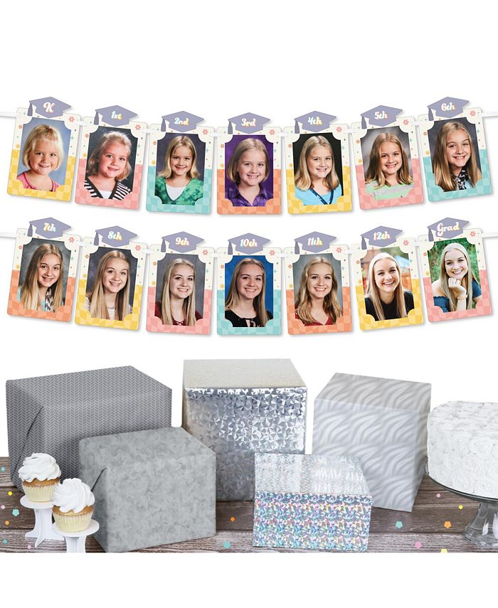 Big Dot of Happiness Groovy Grad DIY Hippie Graduation Party Decor K-12 ...